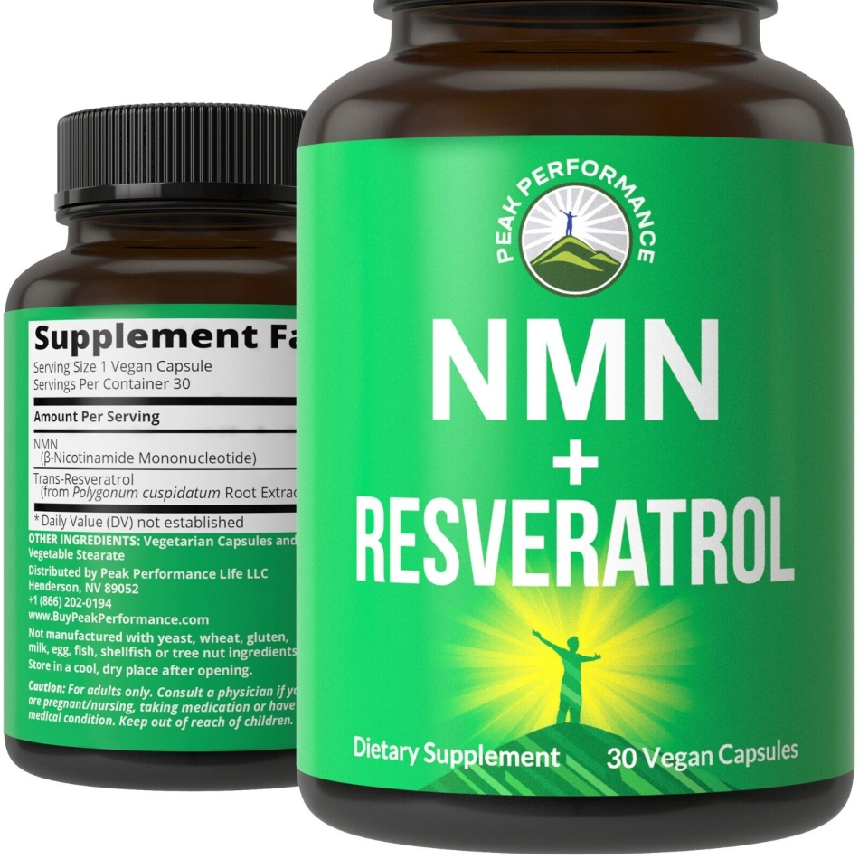 NEW Peak Performance NMN Plus Resveratrol 2-In-1 in Pakistan | WellShop.pk